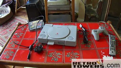 How To Connect A Sony PSONE PS1 To A TV With AV Cables YouTube