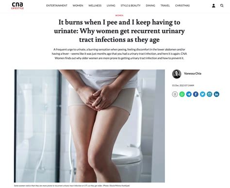 Cna Lifestyle Feature Why Women Get Recurrent Urinary Tract Infections As They Age Ascensus