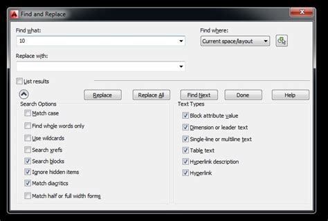 find and replace autodesk community