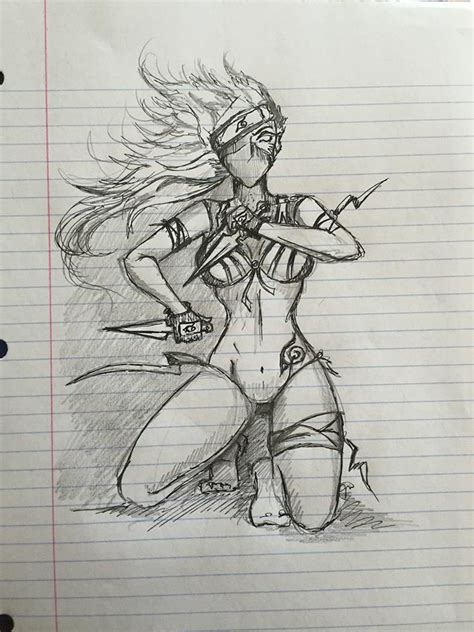 Female Kakashi Sketch By Genmaxkashi Hentai Foundry