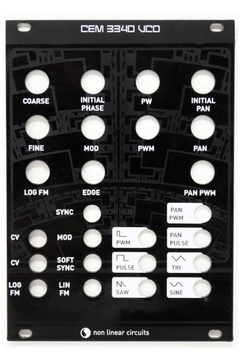 Cem3340 Vco 3340 Voltage Controlled Oscillator Nonlinear Circuits
