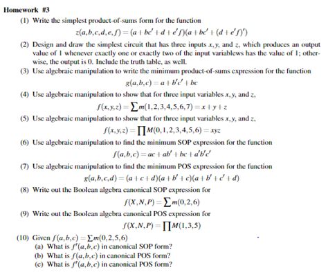 Solved Write The Simplest Product Of Sums Form For The Chegg Com
