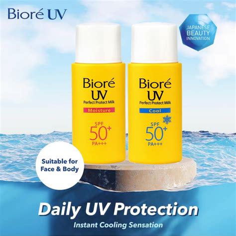 Biore Uv Sunscreen Perfect Protect Milk Moisture Perfect Protect Milk