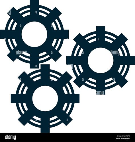 Gear Machine Settings Isolated Icon Stock Vector Image And Art Alamy