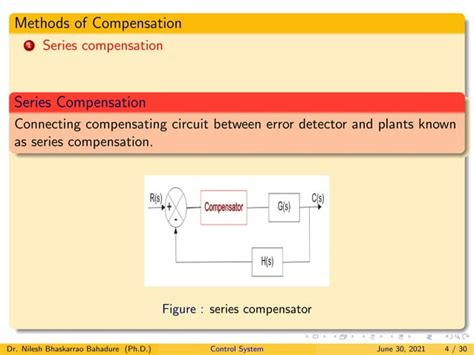 Control System Compensator Lag Lead PDF
