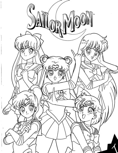 Sailor Scouts Sailor Moon Colouring Page Sailor Moon Vrogue Co