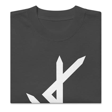 Bind Rune Sowilo And Ansuz Sons Of Vikings Oversized Faded T Shirt Etsy