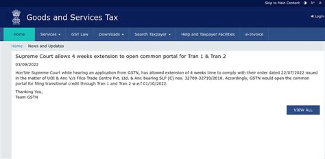 A Step By Step Procedure To File Online Gst Tran 1 Form