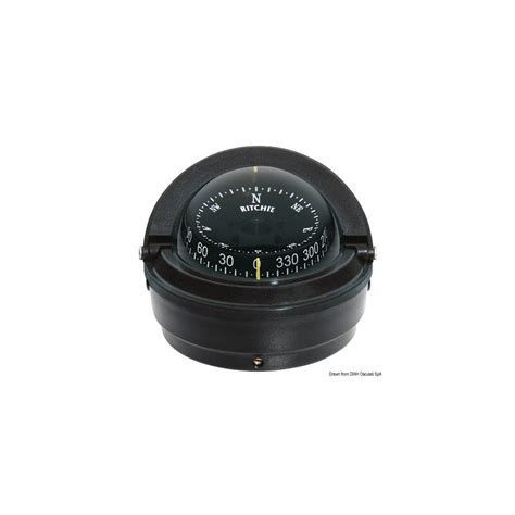 Ritchie Navigation Ritchie Voyager 3 External Compass Blackblack Osc