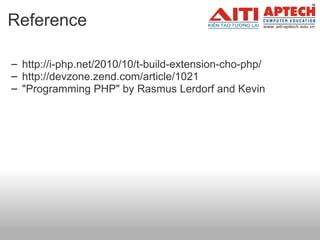 Build Your Own Php Extension Ai Ti Aptech PPT