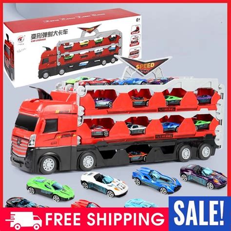 Mega Hauler Truck Big Transporter Storage Truck Interactive Toys For