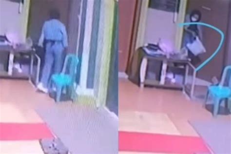 Viral Aksi Perempuan Curi Kotak Amal Di Bandar Lampung
