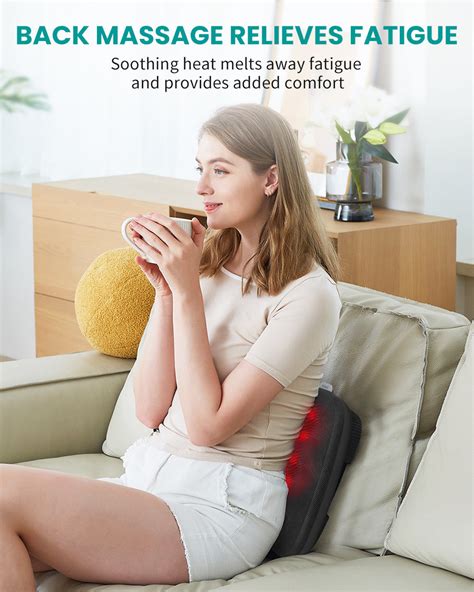 Nekteck Neck Massager Cordless 6d Shiatsu Neck And Back Massager