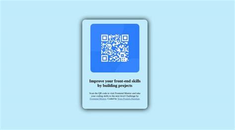 Frontend Mentor Qr Code Component Coding Challenge Solution
