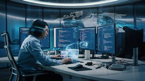 Premium Photo Professional Developer Programmer Working A Software