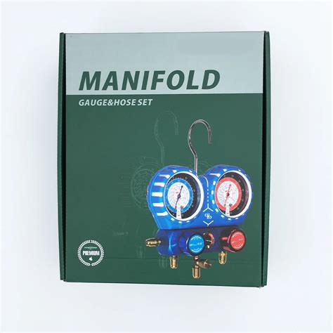 Манометр холодильное вакуумное Давление Коллектор тестер метр Hvac температура тестер