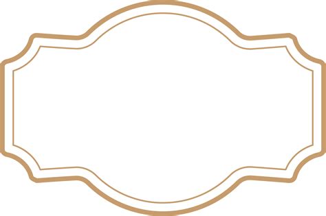 Vintage Label Frame Decorative Vintage Borders Logo Design Frame