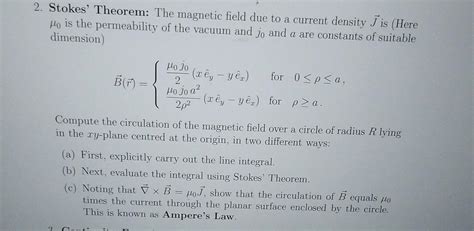 Solved Explanation Step By Step Stokes Theorem
