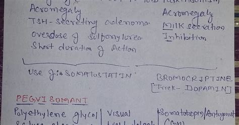 Medicowesome Uses Of Somatostatin And Bromocriptine Notes And Mnemonics
