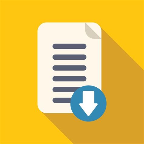 Premium Vector Downloading Document File With Arrow Icon Symbol