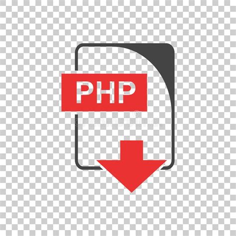 Php Icon Vector Flat Stock Vector Illustration Of Scripting 96387274