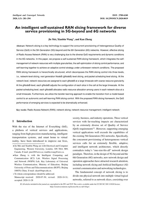Pdf An Intelligent Self Sustained Ran Slicing Framework For Diverse Service Provisioning In 5g