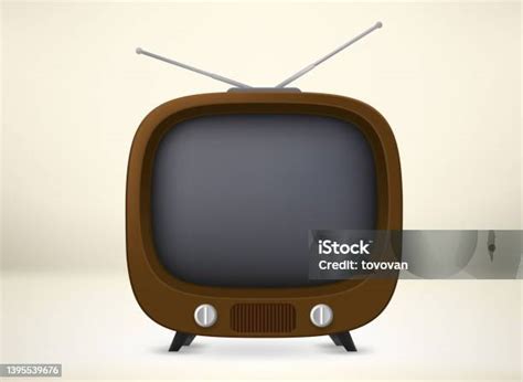 레트로 Tv 수신기 3d 벡터 일러스트 레이 션 텔레비전에 대한 스톡 벡터 아트 및 기타 이미지 텔레비전 3차원 형태 0명 Istock