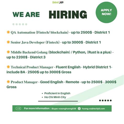 Hiring Automation Test Qa Java Fintech Golang Python