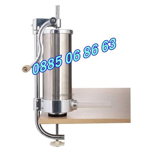 Вертикална пълначка за месо 3 кг пълначка за луканки наденици и др Друго за обработка н