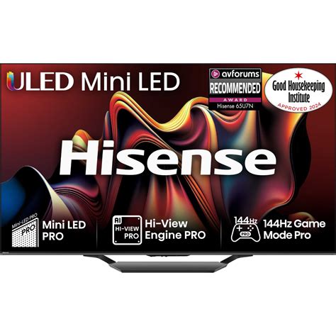 Hisense 55 4k Miniled Pro Smart Tv 144hz Refresh Rate 55u7nqtuk