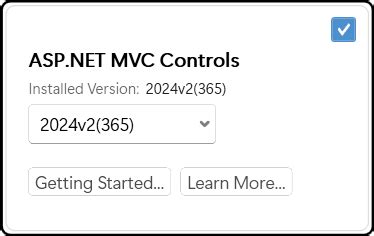 Installation ASP NET MVC Controls ComponentOne
