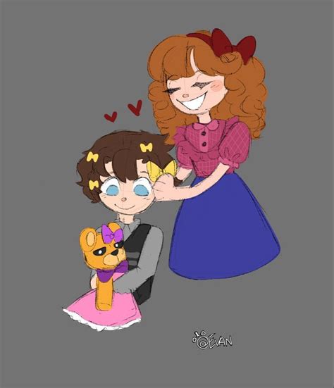 Cc And Elizabeth Fnaf Drawings Afton Fnaf Art