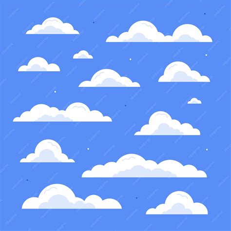 Clouds Vector Background