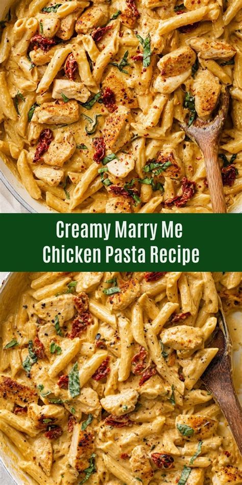 Creamy Marry Me Chicken Pasta Recipe