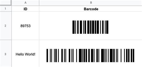 Create Barcodes In Google Sheets In Easy Steps