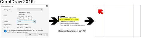 bug when importing scaled dxf files coreldraw 2019 store edition for windows coreldraw
