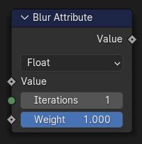 Blur Attribute Node Blender LTS Manual