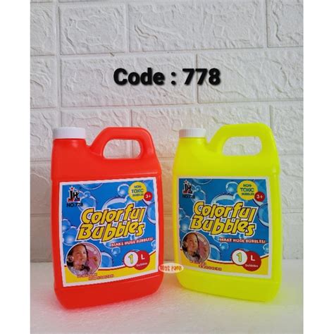 1 Litres Bubble Refill Liquid Bubble Solution 1000ml Shopee Malaysia