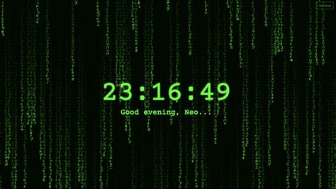 Matrix Rain Clock Add On Download