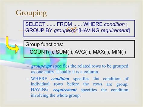sql queries presentation pptx databases computer software and