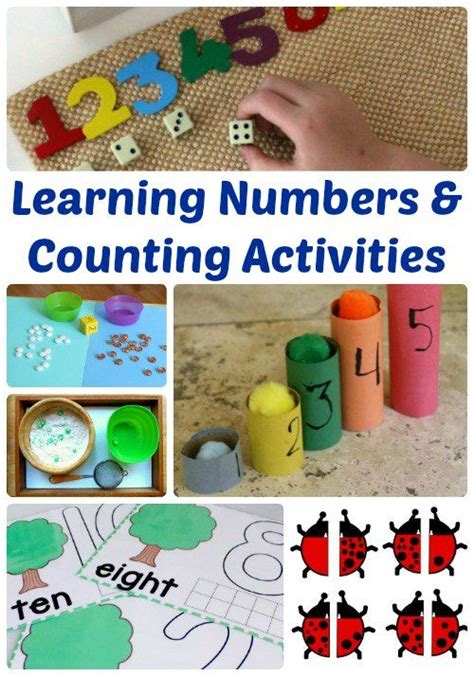 20 Learning Numbers And Counting Activities Learning Numbers
