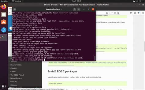 Installing ROS Foxy Dave S RoboShack