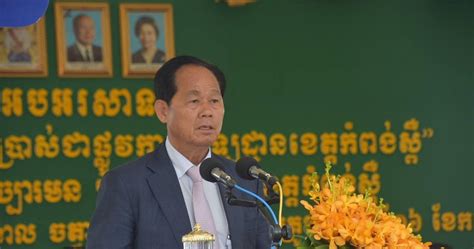 វិស័យឧស្សាហកម្មនៅខេត្តកំពង់ស្ពឺបានបង្កើតឱកាសការងារជូនប្រជាពលរដ្ឋបានចំនួនជាង៣០ម៉ឺននាក់