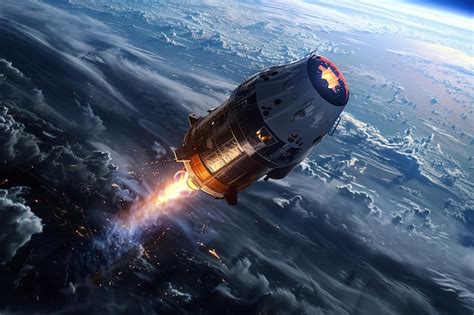 Optimizing Spacecraft Payload Deployment Ar Generative Ai Premium Ai Generated Image