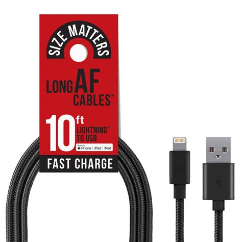 Apple Ft Lightning Cable Mfi Long Af Cables From Emobii