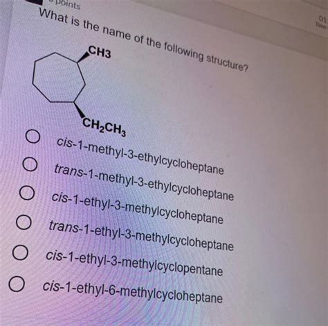 Solved Ints What Is The Name Of The Following Structure 01