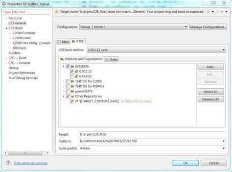 rtos tms320f28379d rtsc gui for cfg files is gone c2000