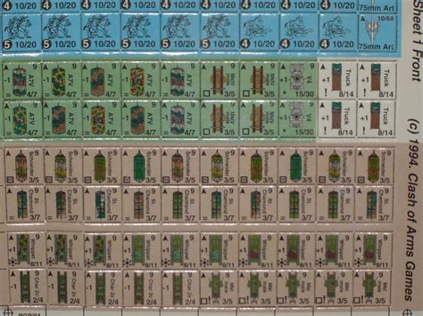 Most Gorgeous Counters In A Board Wargame