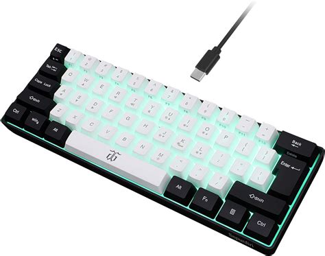 Buy Snpurdiri 60 Wired Gaming Keyboard Rgb Backlit Ultra Compact Mini Keyboard Waterproof