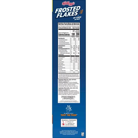 Kellogg S Frosted Flakes Nutritional Information Besto Blog